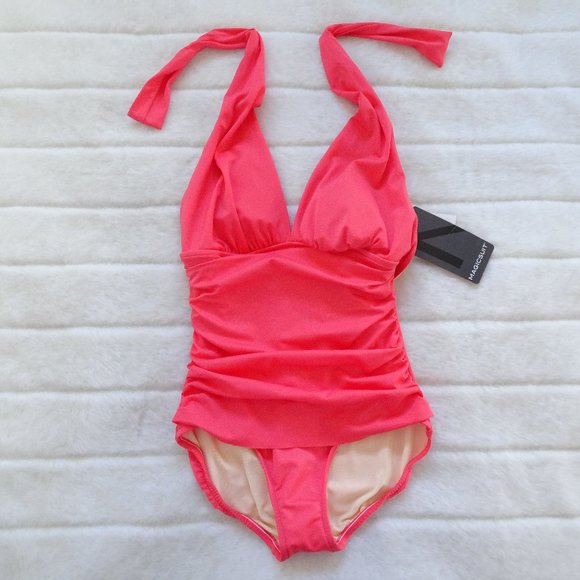 Magicsuit | Swim | Nwt Magic Suit Pink One Piece Swimsuit | Poshmark